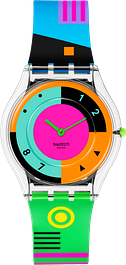 SWATCH NEON HOT RACER SS08K119 Ultra Slim